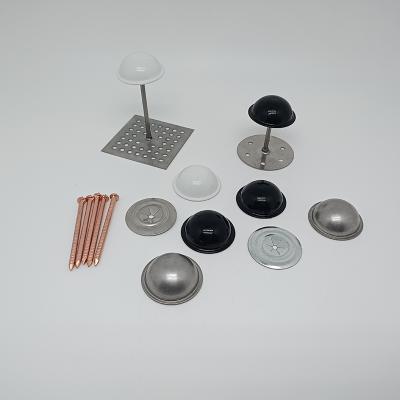 China Aluminum Insulation Dome Shaped Washers Glass Wool Insulation Pin Dome Washer for sale