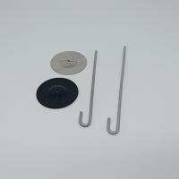 China Durable Black Electrophoretic Insulation J Hook For Solar Panel Fastening Barbed Wire for sale