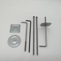 China Welding Hook Nail L Shaped Anchor For Boiler Insulation With Locking Plate for sale