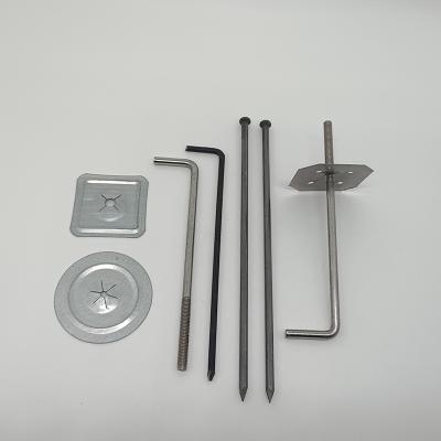 China Welding Hook Nail L Shaped Anchor For Boiler Insulation With Locking Plate for sale