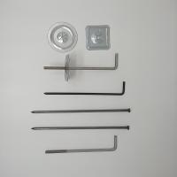 China Insulation Grabbing L Shaped Anchor Welding 304 200mm Nail Length for sale