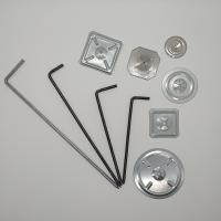 China ISO9001 200mm L Shaped Wall Anchors Welding Self Locking Pressure Plate for sale