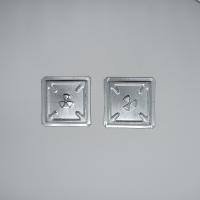 China Fast Customization Square Self Locking Insulation Washers 31mmx31mm For Insulation Pins for sale