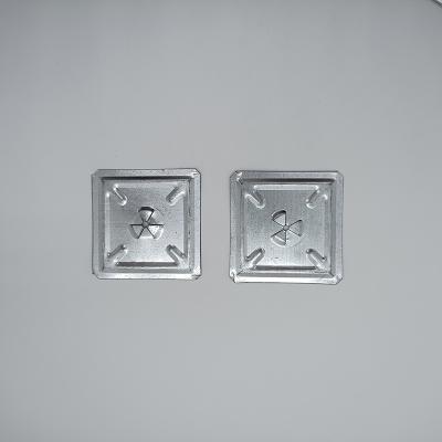 China Fast Customization Square Self Locking Insulation Washers 31mmx31mm For Insulation Pins for sale
