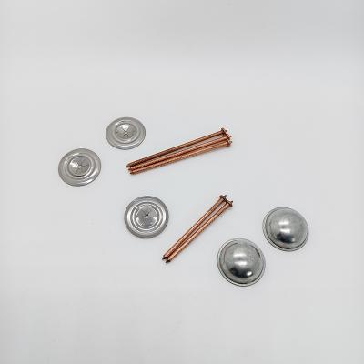 China M3*60 Steel Stud Welding Insulation Pins Cap Nail Type with Cupped Head Style for Marine and Building System Carton Packed for sale