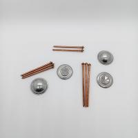 China Copper Plated CD Stud Welding Insulation Pin 3x125mm with Speed Lock Washer Stainless Steel and HVAC Locking Caps for sale