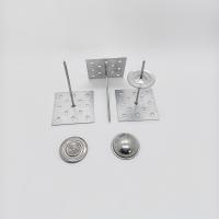 China Industrial Grade Galvanized Perforated Base Insulation Hangers with 50mm Head Diameter for External Wall Fastening for sale
