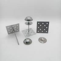 China Galvanized Perforated Insulation Hangers with 50mm Base for Corrosion Resistant External Wall Insulation for sale