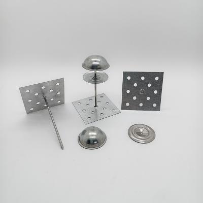 China Galvanized Perforated Insulation Hangers with 50mm Base for Corrosion Resistant External Wall Insulation for sale