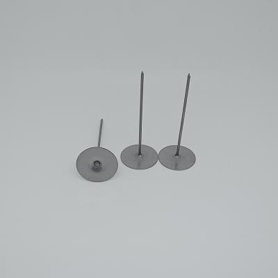 China Installations Cupped Head Pin Round Base Steel Weld Pin for Duct Liner System for sale