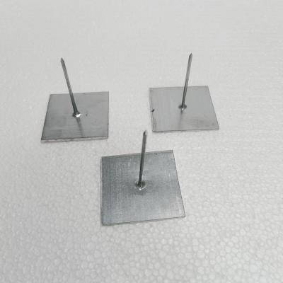 China Professional Rock Wool Insulation Pins With Self Adhesive Peel Press Stick Hanger Aluminum Polished for sale