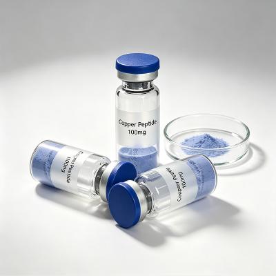 China Brightening Bioactive GHK Copper Peptide Powder For Collagen Boosting for sale