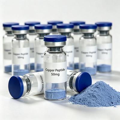China Wrinkle Fading And Firming Copper Peptide Powder Skincare GHK Cu Powder for sale