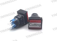 China Red Cutting Machine Parts Cutting Button For Yin / Takatori Hy-s1606 Cutter for sale