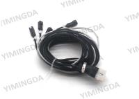 China Black For Yin Cutter Parts Takatori Cutter Spare Parts Assembly Cable With Sensor for sale