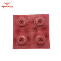 China Red Nylon Auto Cutter Bristle Block 90 * 95 mm for VT5000 / 7000 Cutter for sale