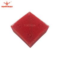China Red Nylon Auto Cutter Bristle Block 90 * 95 mm for VT5000 / 7000 Cutter for sale