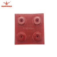 China Red Nylon Auto Cutter Bristle Block 90 * 95 mm for VT5000 / 7000 Cutter for sale
