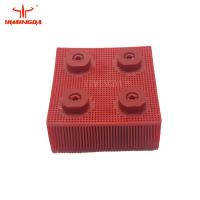 China Red Nylon Auto Cutter Bristle Block 90 * 95 mm for VT5000 / 7000 Cutter for sale