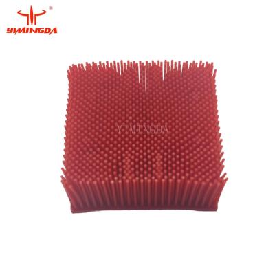 China Red Nylon Bristle Block 130298 / 704393 for VT2500 Auto Cutter 50 * 50 * 21mm for sale