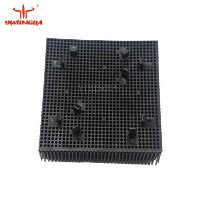 China Black color Nylon Brush 99*99*39mm Auto Cutter Bristle For Investronica Cutter for sale