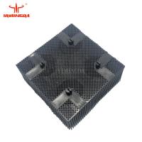 China 100 ×100mm Nylon Black Bristle Block Plastic Brush Spare Parts For Bullmer 060548 70144014 for sale