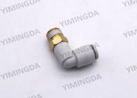 China 465500570 Fitting Male Elbow Textile Machine Parts 5/32 DIA TBG 1/8 NPT THD for sale