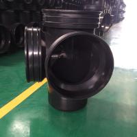 China PE Manhole for Rainwater 2*90 Degree Inspection Chamber for sale