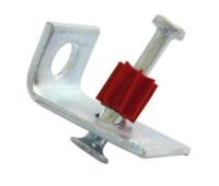 China PDTC Assembled Drive Pin with Flute & Top Hat & Right Angle Ceiling Clip for sale