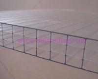 China 10-20mm thick 4 Layer Polycarbonate Hollow Sheet for sale