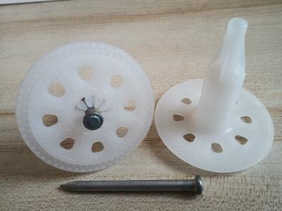 China Common Nail Plastic Insulation Fasteners Hammer-in Installation Method Plastic Fasteners for Effective Insulation Fixing for sale