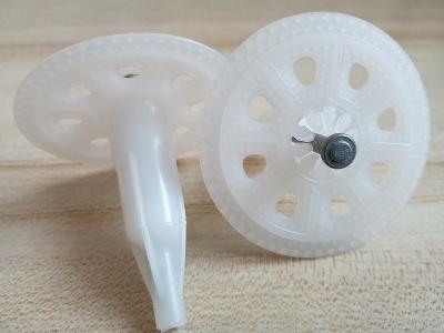 China Gas Nail Gun Plastic Insulation Fasteners Featuring 50mm Washer and Mating Screw Nail Ensuring Strong Insulation Support for sale