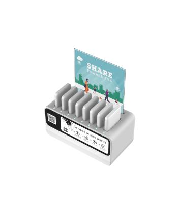 China Micro USB Type C Apple Interface Shared Power Bank Station Sharing Power Bank Rental Kiosk for sale