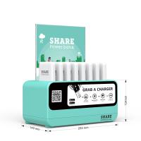 China 5000mah Shared Power Banks 8 Port Mobile Phone Charging Station CE Approved for sale