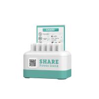 China FCC E602 Shared Power Banks 6 Port Restaurant Charging Station for sale