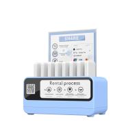 China 8 Ports Shared Rental Power Bank Sharing E1008 3500g Short Circuit Protection for sale