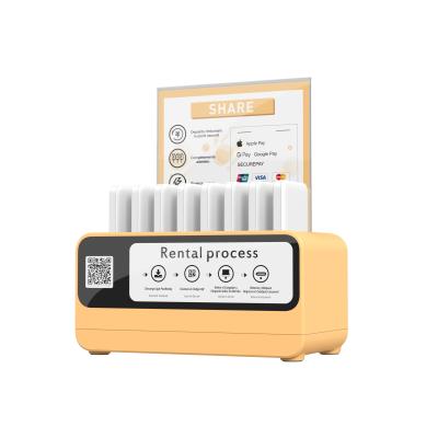 China 12 Port Power Bank Vending Machine ABS Commercial Mobile Charging for sale
