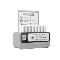 China 8 USB Ports Advertising Shared Rental Power Bank 251*141*125mm for sale
