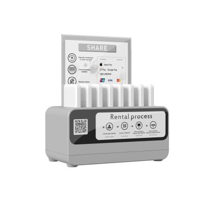 China 8 USB Ports Advertising Shared Rental Power Bank 251*141*125mm for sale