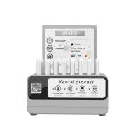 China OEM Charging Station Power Bank Rental Machine 12 Ports Mobile Pay for sale