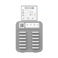 China ABS Fireproof Kiosk Power Bank 12 Port 5000mah Scan QR Code To Rent for sale