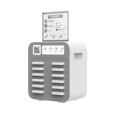 China Rent Portable Mobile Kiosk Charger 8 Slot Apple Interface USB Micro USB Type C for sale