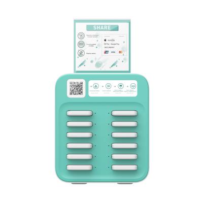 China ROHS Advertising Mobile Phone Charging Station Rental 5000mAh*6 for sale