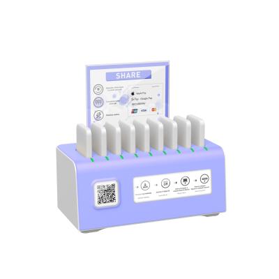 China ABS Fireproof Kiosk Power Bank Rental System 5000mAh*9 3500g for sale