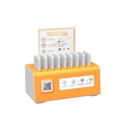 China HopeYear Sharing Power Bank Rental Kiosk Anti Theft Wifi App Control for sale