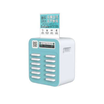 China ABS Fast Charging Power Bank Rental Kiosk 5000mAh*6 Scan QR Code To Rent for sale