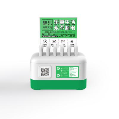 China IPS 7'' Display Advertising Power Bank Cabinet 5000mAh 6 Port E602 for sale