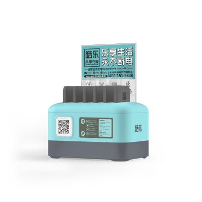 China Green 12 Ports 100000mah Cell Phone Charging Kiosk For Coffee Shop for sale