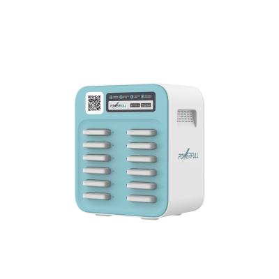 China HaoYue Shared Rental Power Bank Kiosk 5000MAh*6 GPS Positioning for sale