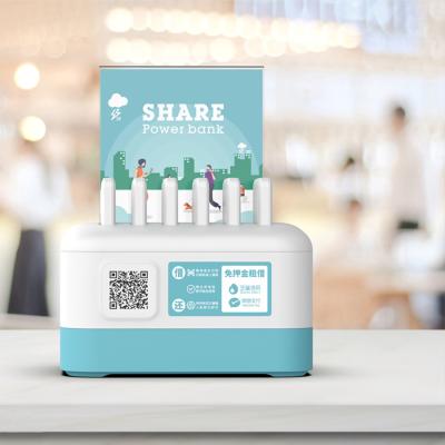 China 5000mah 6 Slots 4G Shared Rental Power Bank Restaurant With Station for sale